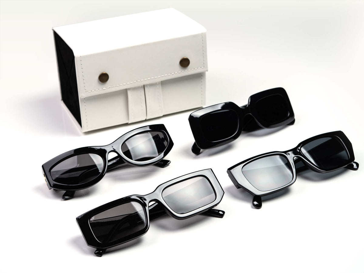 Chunky Chase Sampler - 4 piece bundle black chunky sunglasses ...